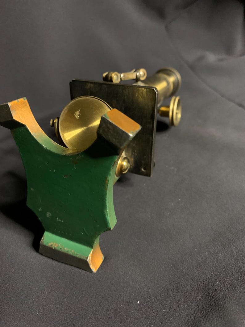 Vintage Microscope Brass - Etsy