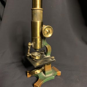 Vintage Microscope Brass - Etsy