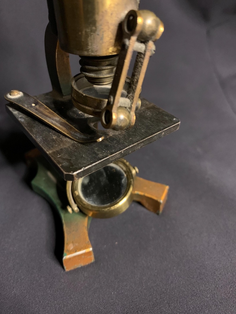 Vintage Microscope Brass - Etsy