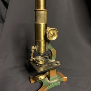 Vintage Microscope Brass - Etsy