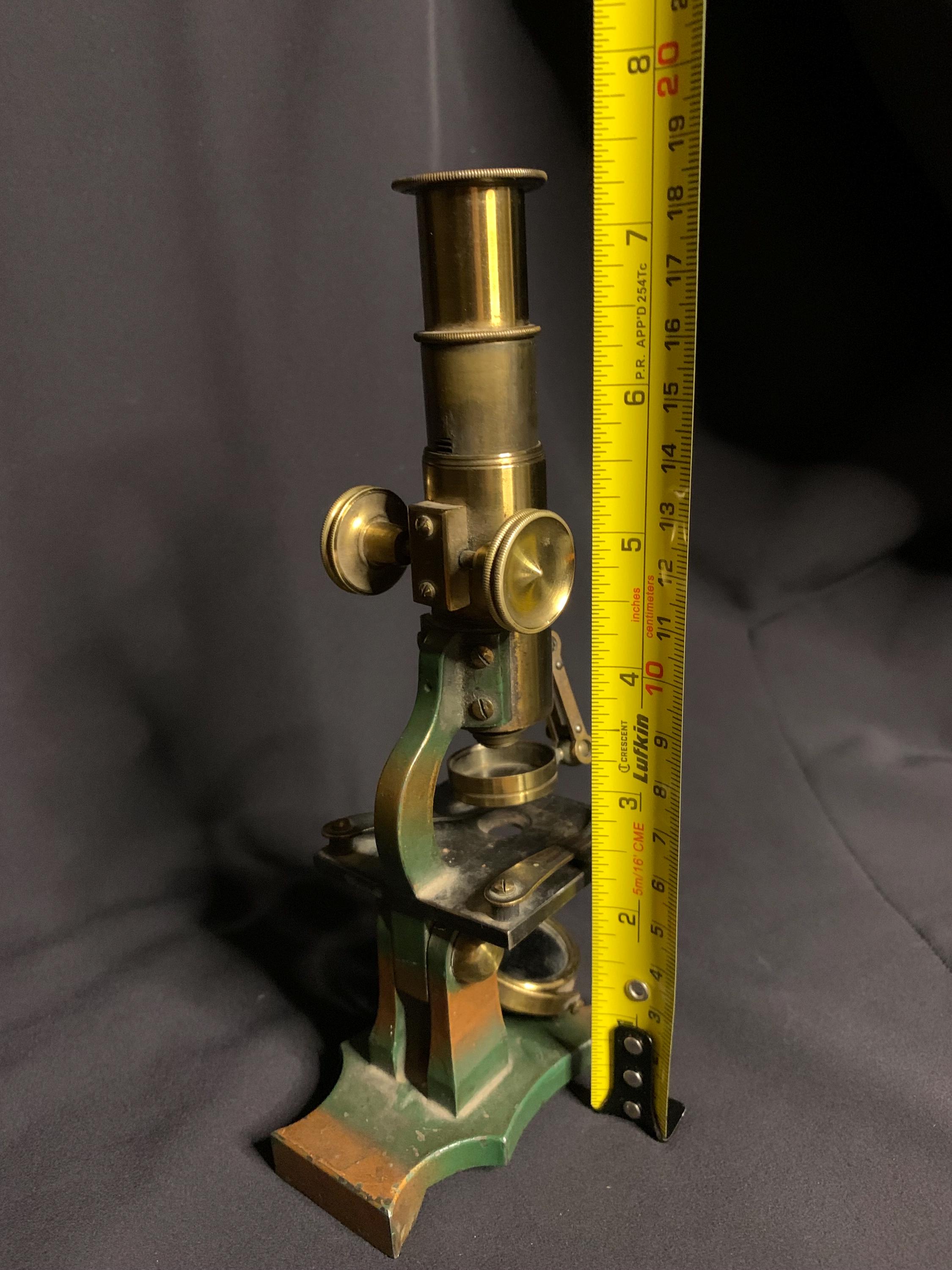 Vintage Microscope Brass - Etsy