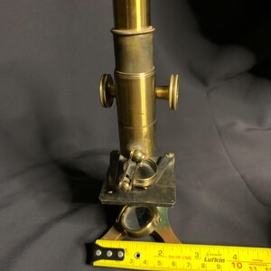 Vintage Microscope Brass - Etsy