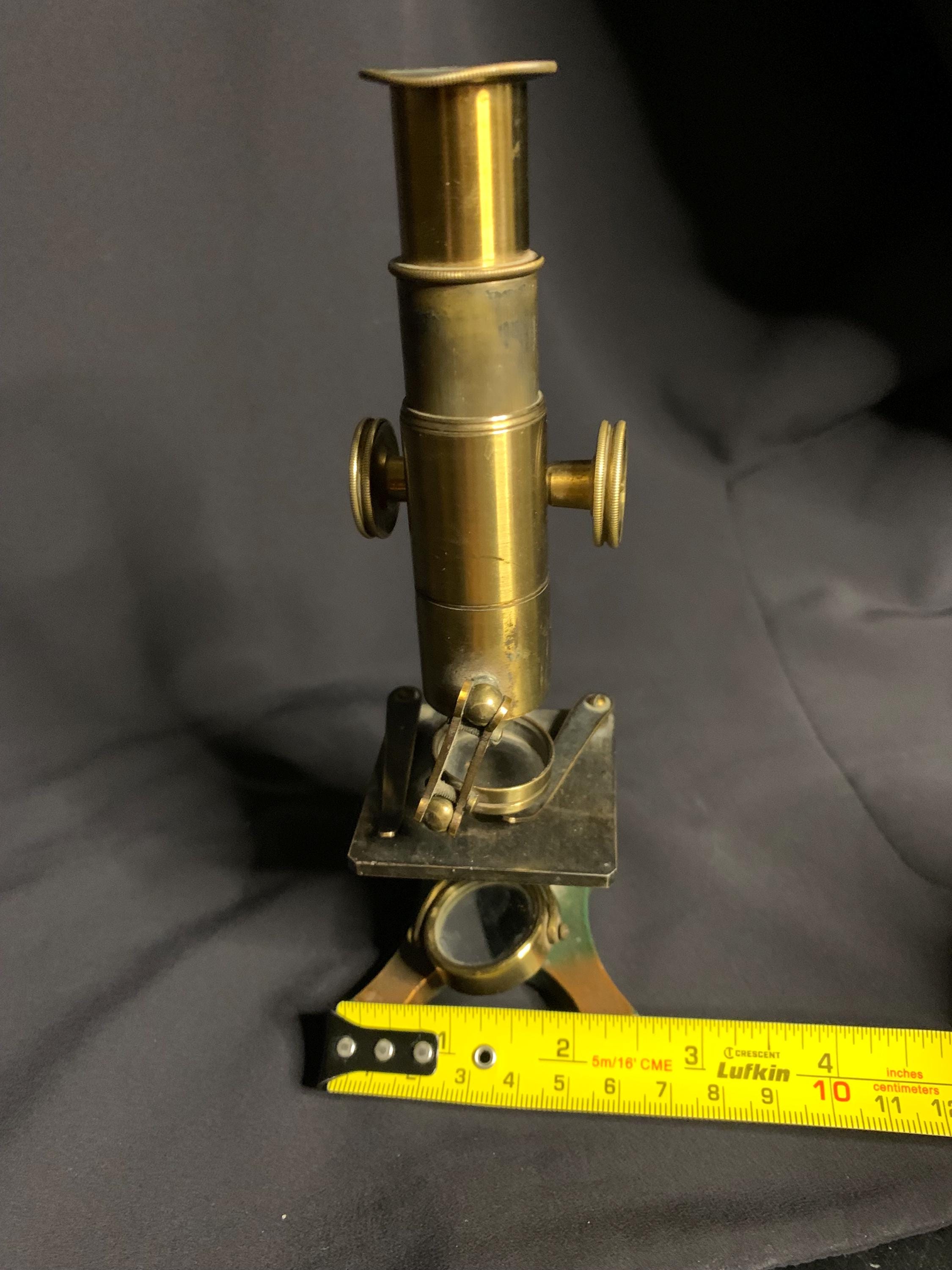 Vintage Microscope Brass - Etsy