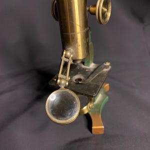 Vintage Microscope Brass - Etsy