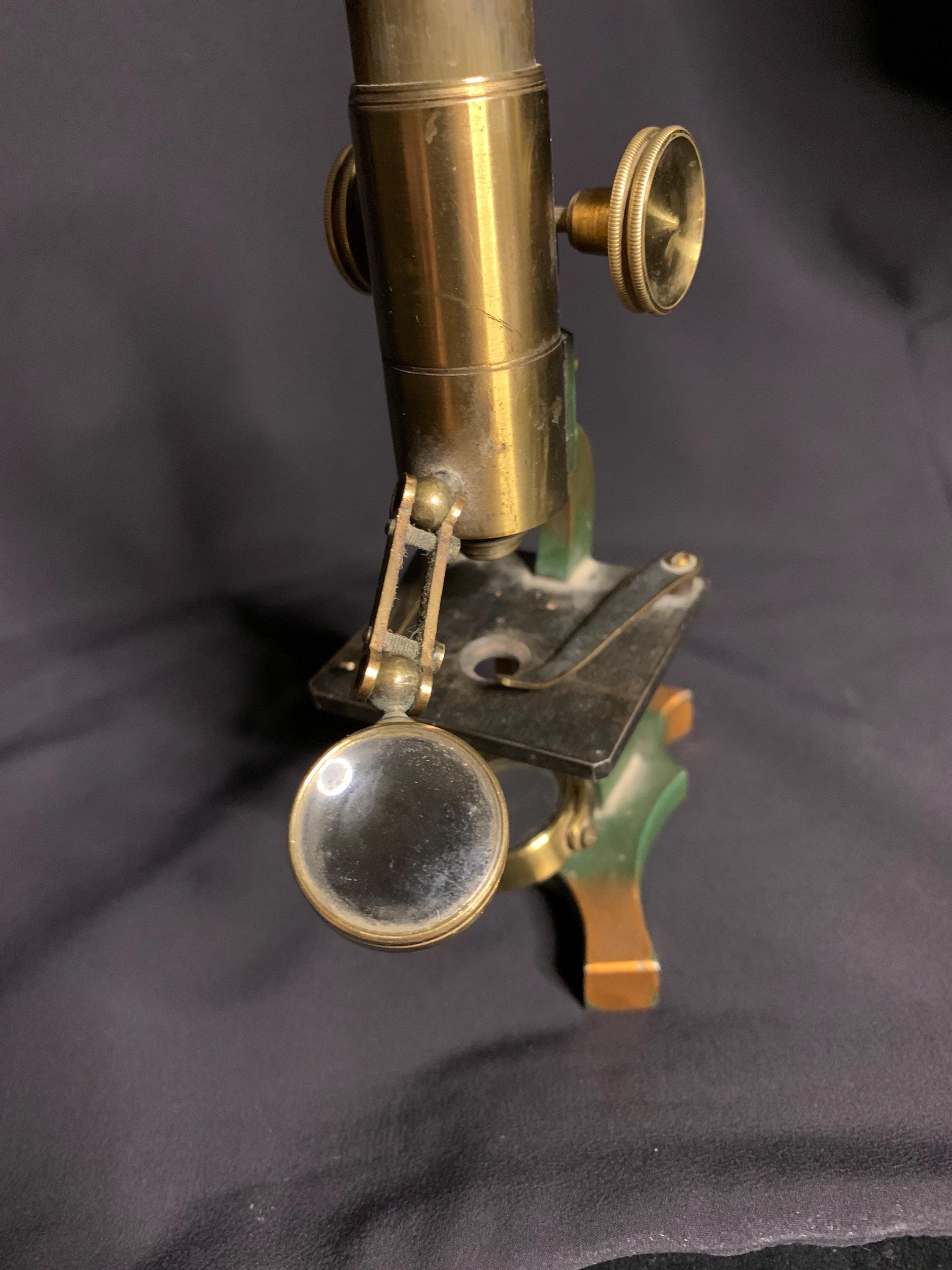 Vintage Microscope Brass - Etsy