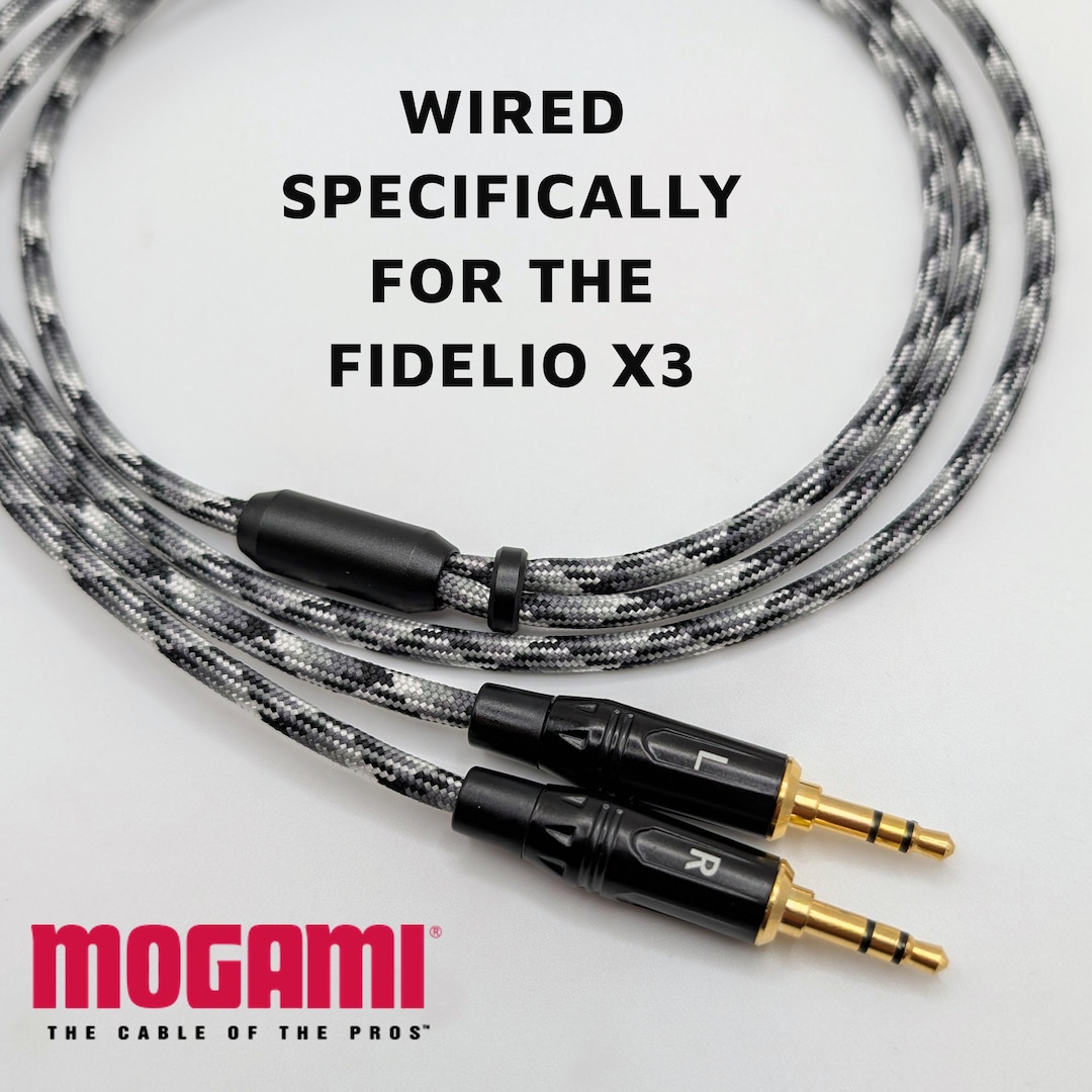 Philips Fidelio X3 Headphone Cable - Mogami 26AWG - Etsy