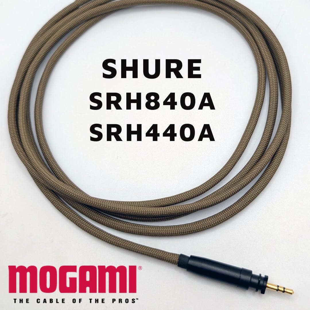 SHURE SRH840A / SRH440A Headphone Cable - Mogami 26AWG - Etsy
