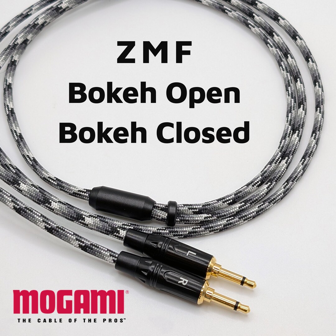 ZMF Bokeh Open / Bokeh Closed - Headphone Cable - Mogami 26AWG - Etsy