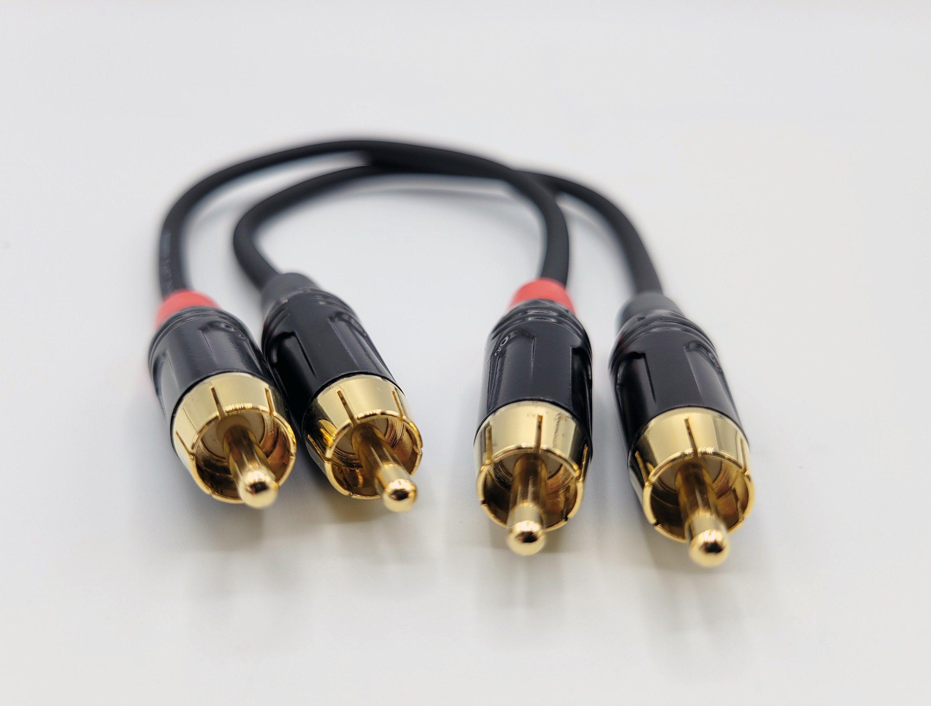 RCA Patch Cables Male to Male Made With Mogami OFC Cable - Etsy