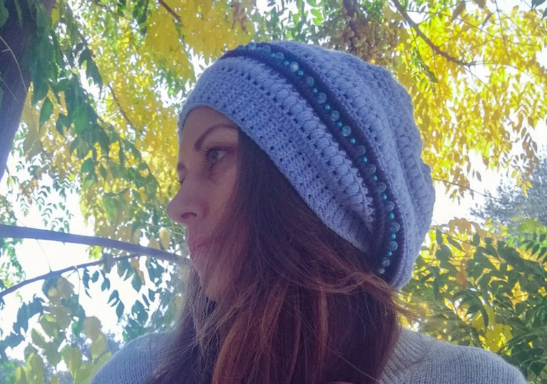 Crochet Hat Pattern Pdf Boho Womens Hat - Etsy