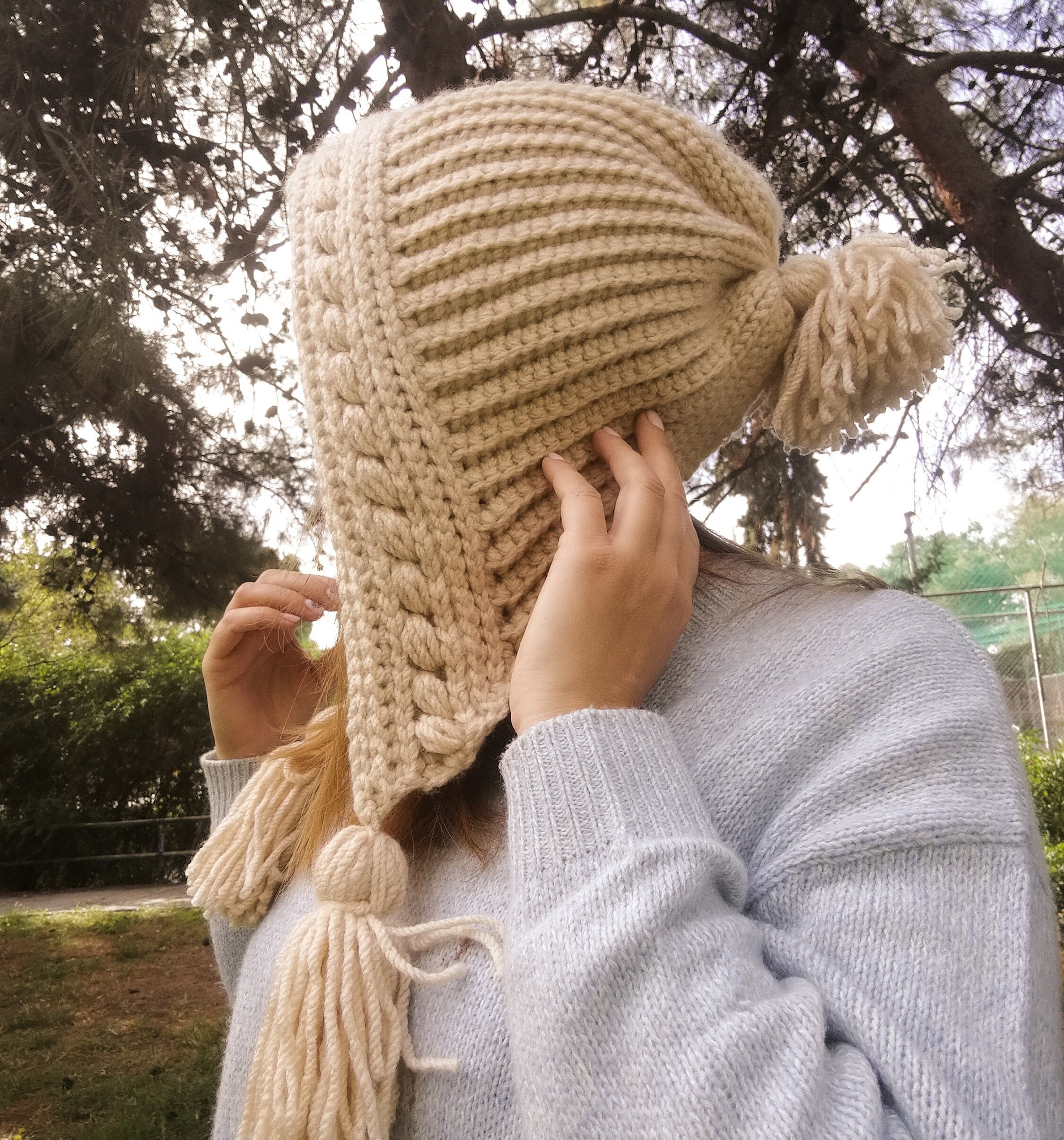 Crochet Hat Pattern Hood Cowl Women Hat - Etsy