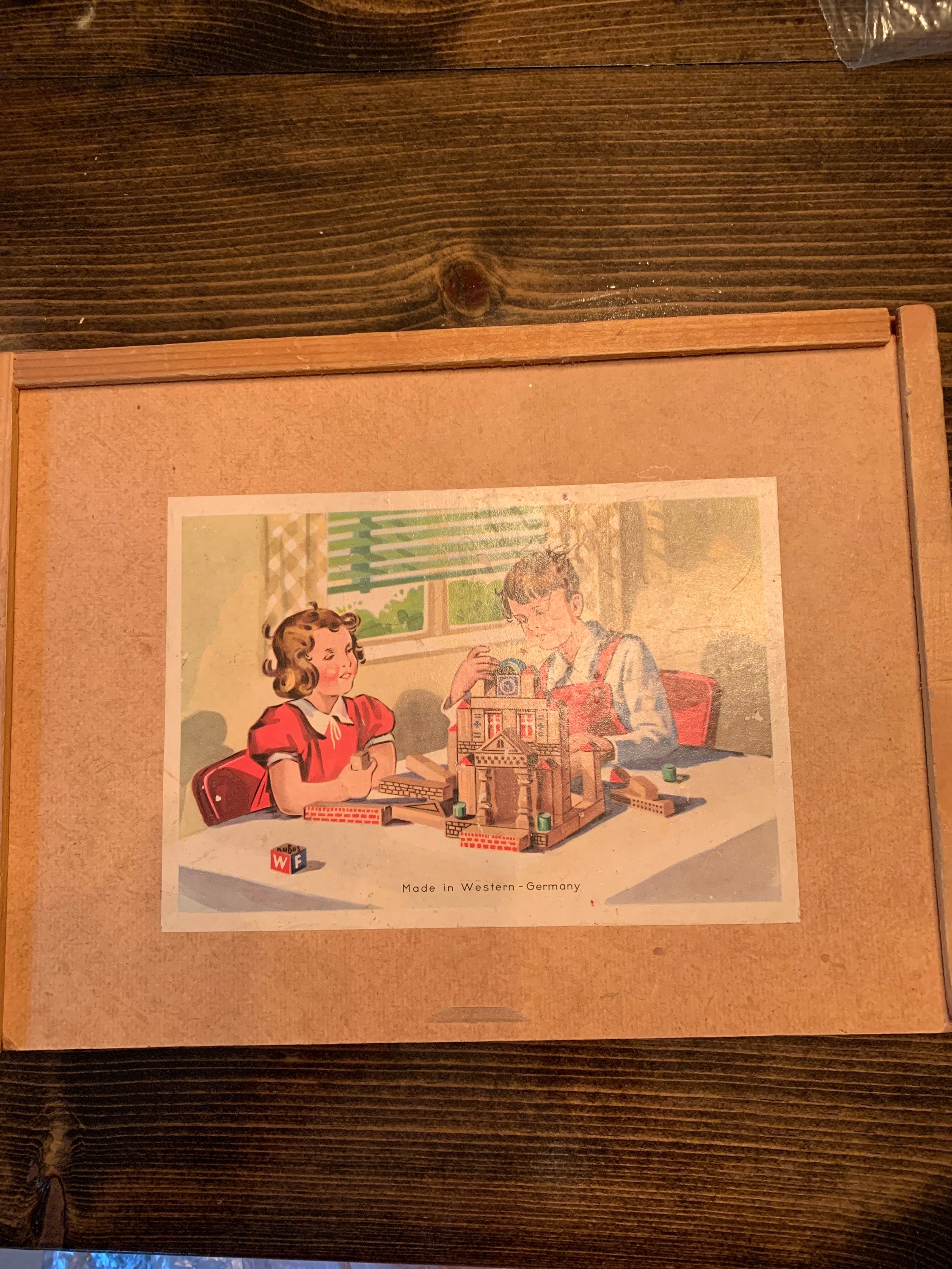 Antique Made in Germany Building Block Set - Etsy