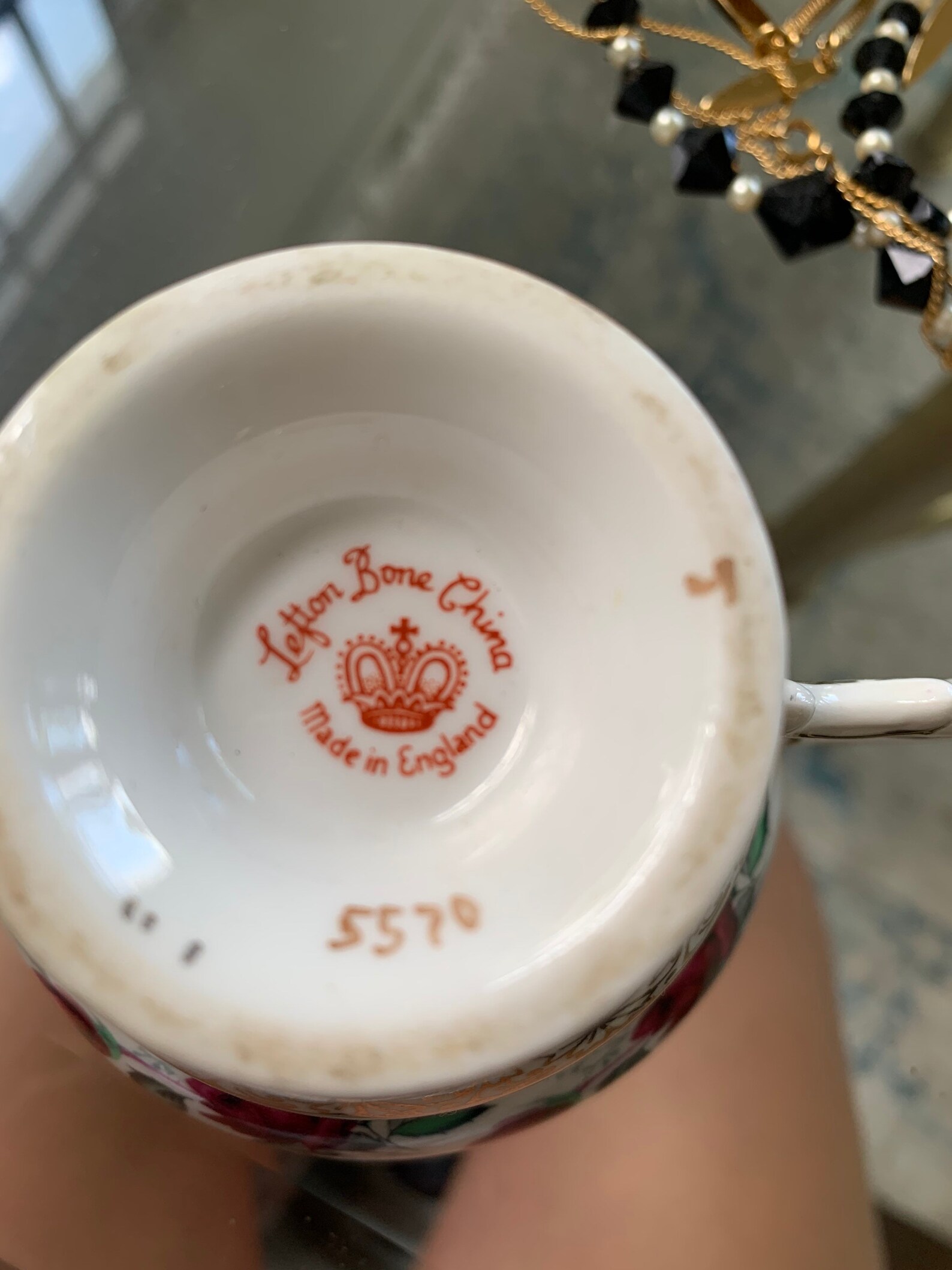 Lefton Bone China Numbered Tea Cup - Etsy