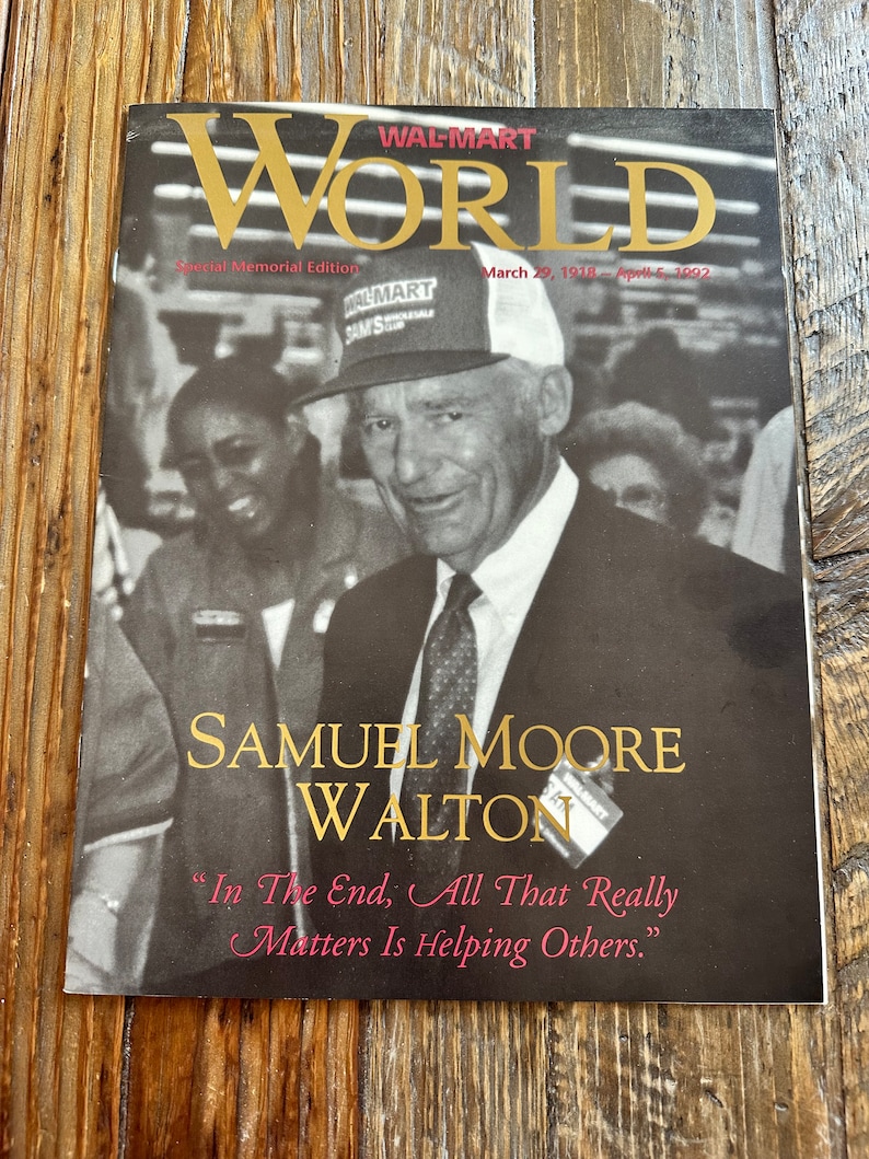 Walmart World Special Memorial Edition - Etsy