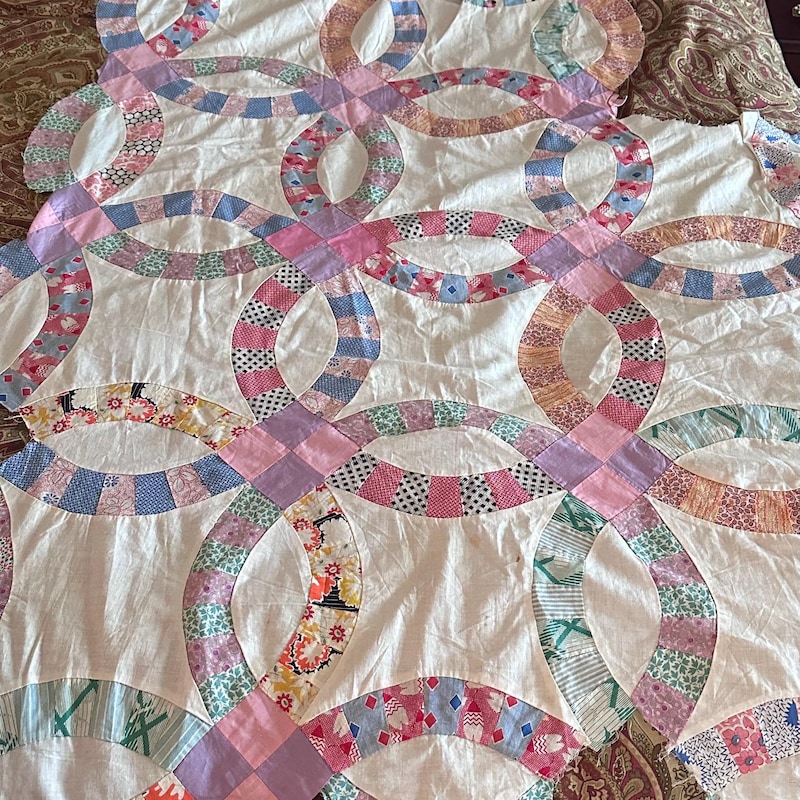 Wedding Ring Quilt - Etsy