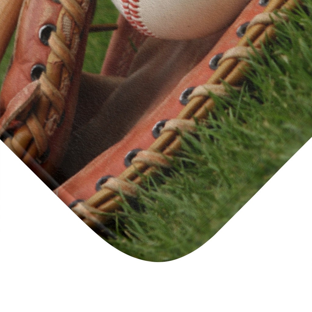 Baseball bath mat baseball bathroom decor home decor gifts | Etsy