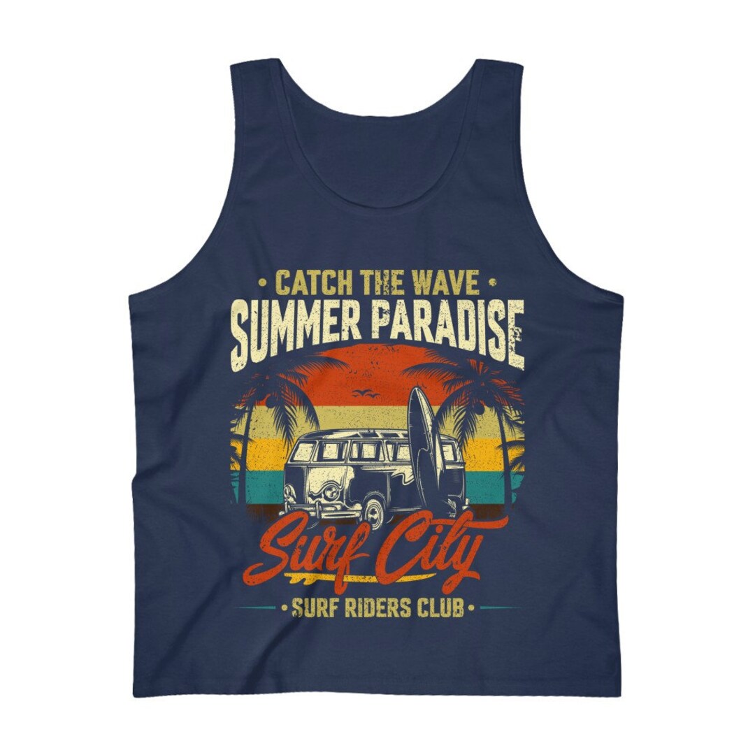 Surfing Tank Top, Men's Tank Top, Men's Tank, Men's Tank Tops, Summer ...