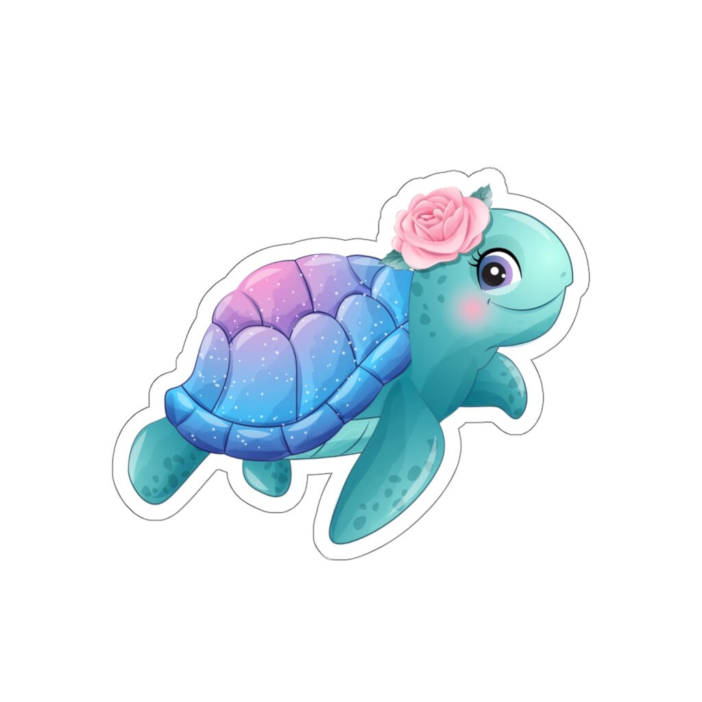 Turtle Sticker Turtle Decal Sea Turtle Sticker Sea Turtle - Etsy