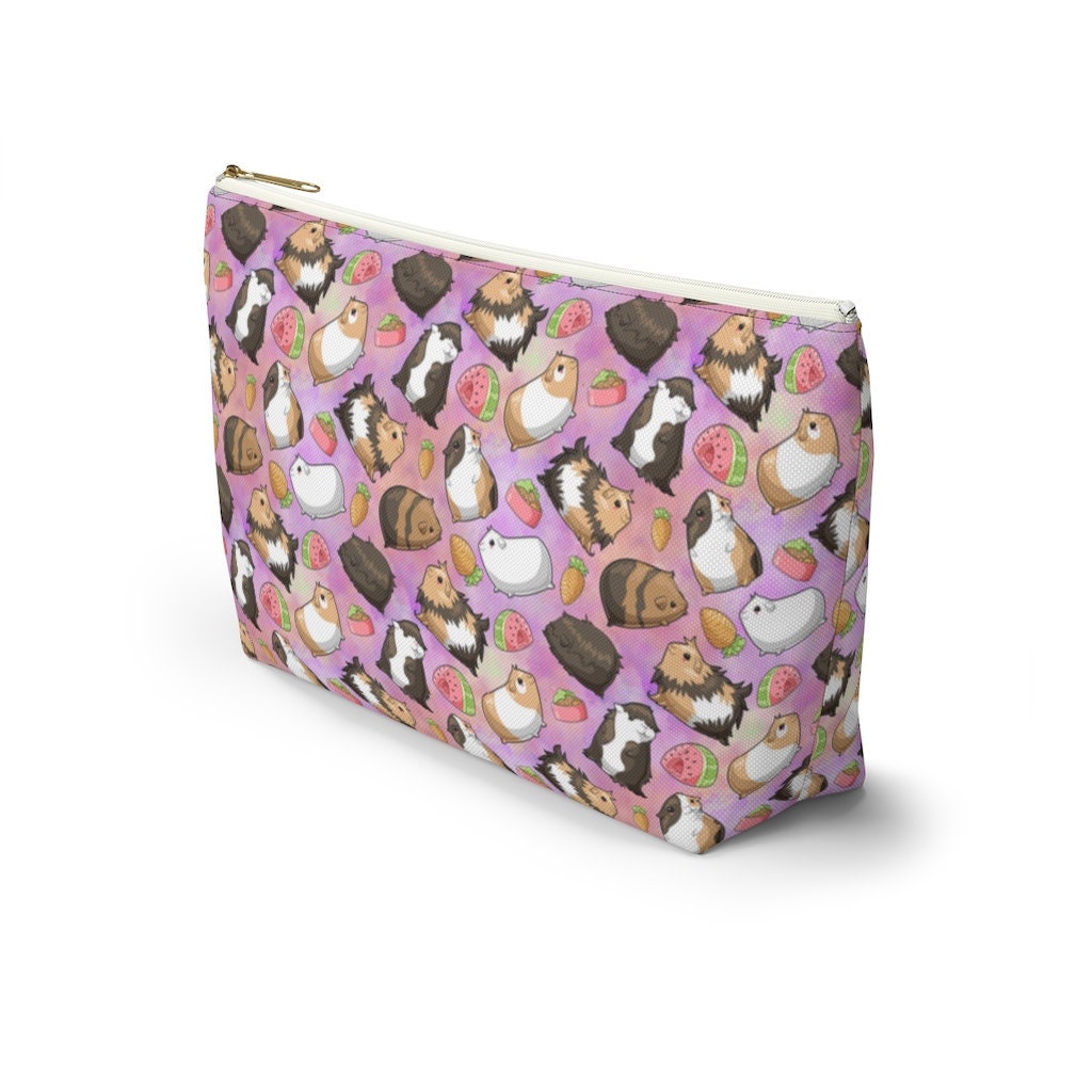 Guinea Pig Pouch, Guinea Pig Make up Bag, Guinea Pig Pencil Case, Women ...