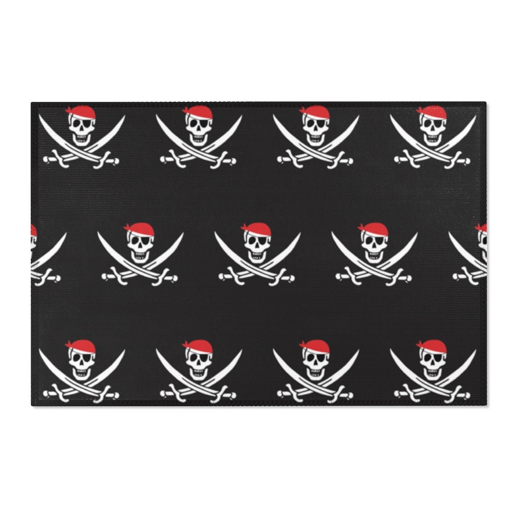 Pirate Area Rug Pirate Decorations Pirate Decor Home Decor - Etsy UK