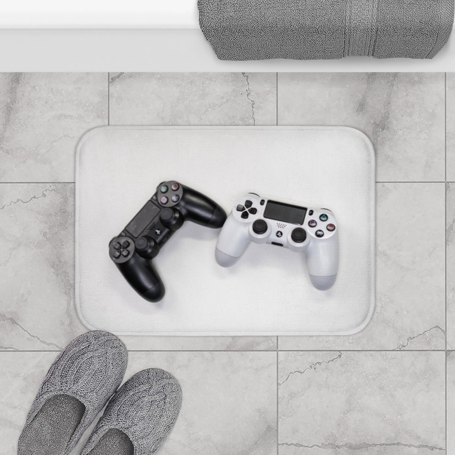 Gaming Bath Mat Playstation Controller Bath Mat Gifts for - Etsy