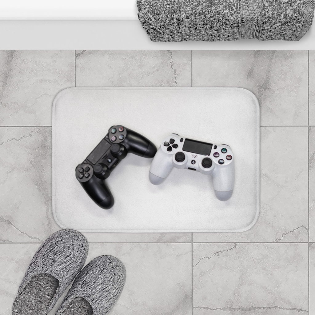 Gaming Bath Mat Playstation Controller Bath Mat Gifts for - Etsy