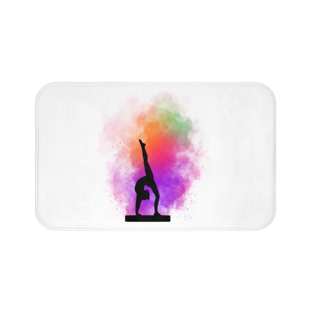 Gymnastics Bath Mat, Bath Mat, Bathroom Rug, Bath Rug, Gymnastics ...