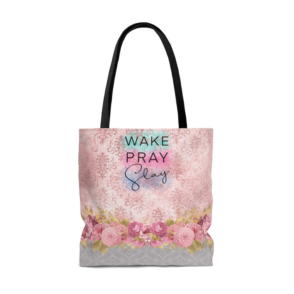 Wake Pray Slay Bag, Tote Bag, Ladies Tote Bag, Ladies Bag, Women's Bags ...