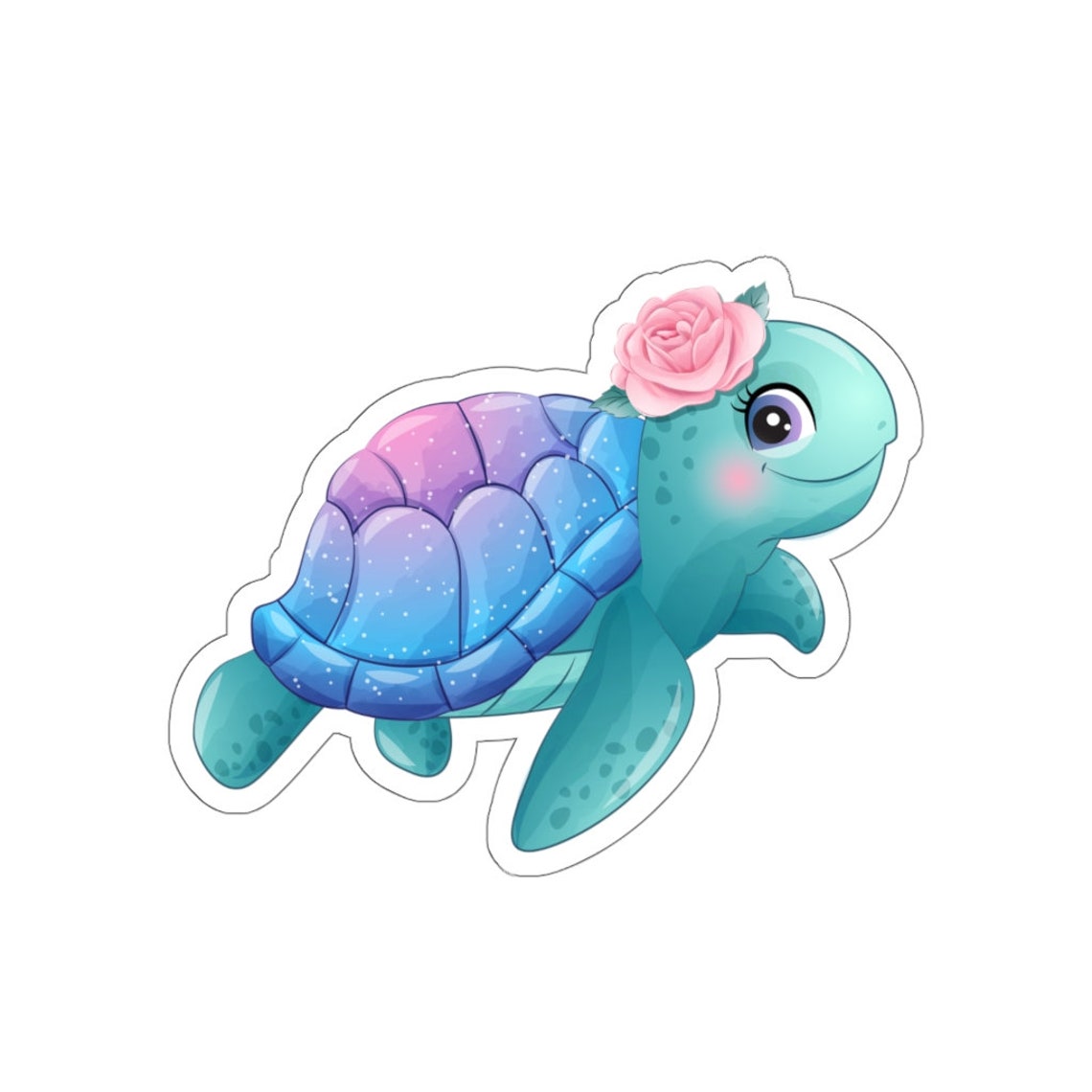 Turtle Sticker Turtle Decal Sea Turtle Sticker Sea Turtle | Etsy