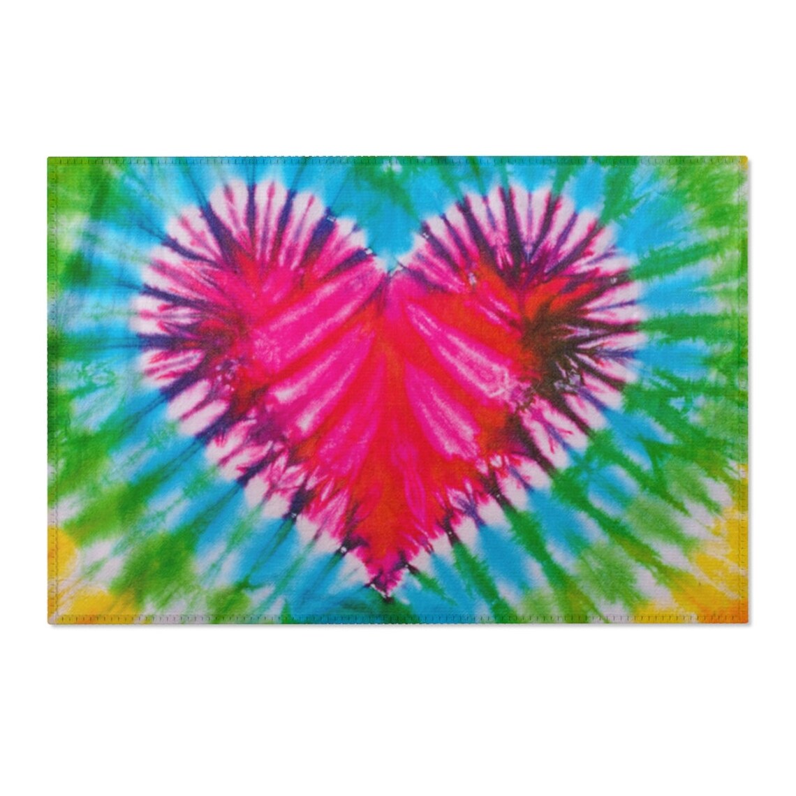 Tie Dye Area Rug, Tie Dye Rug, Area Rugs, Rugs for Bedroom, Area Rugs ...