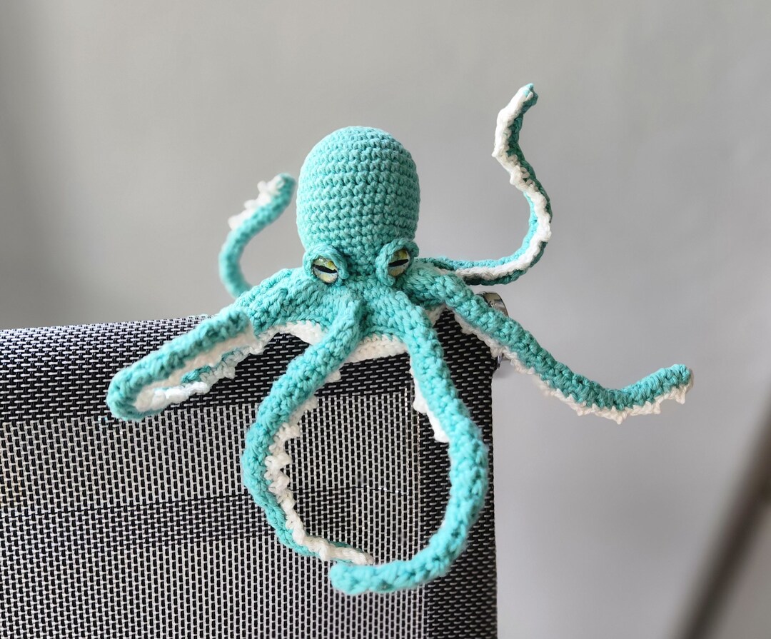 Bendy Octopus Amigurumi Friend Sea Creature Toy, Octopus Toy, Posable ...