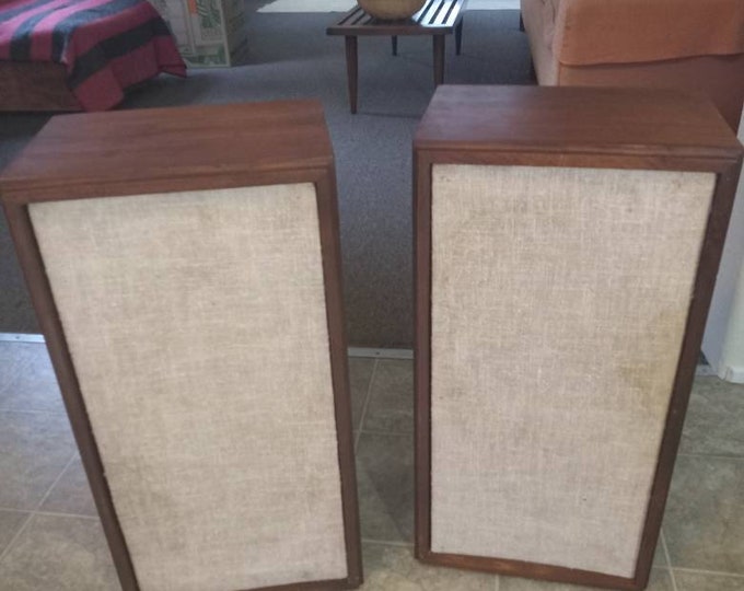 KLH Model Twenty Speakers All Original Walnut Cabinets 1965 - Etsy