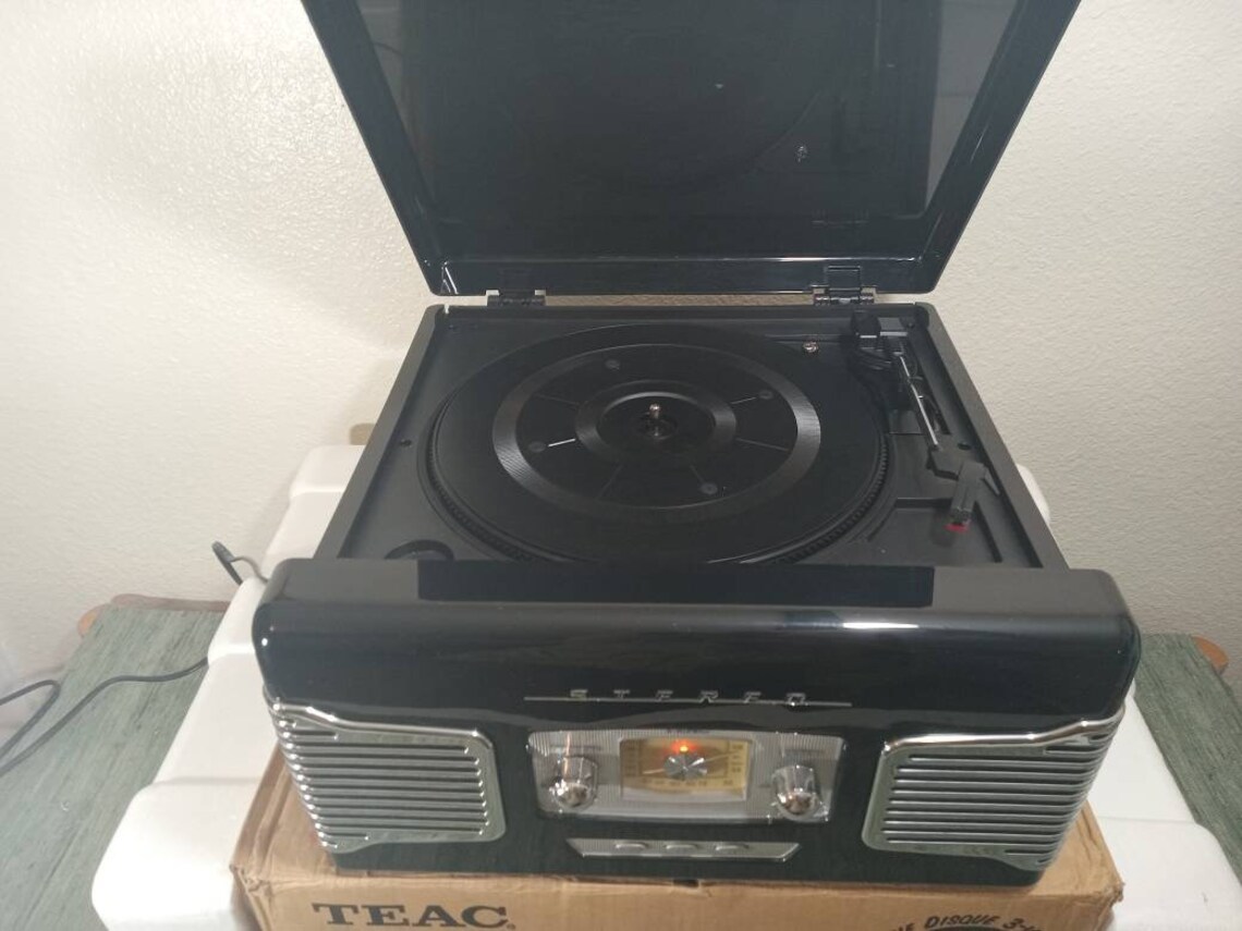 Teac Record Player Turntable AM/FM Radio SL-A100 - Etsy