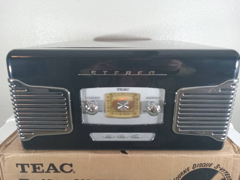 Teac Record Player Turntable AM/FM Radio SL-A100 - Etsy