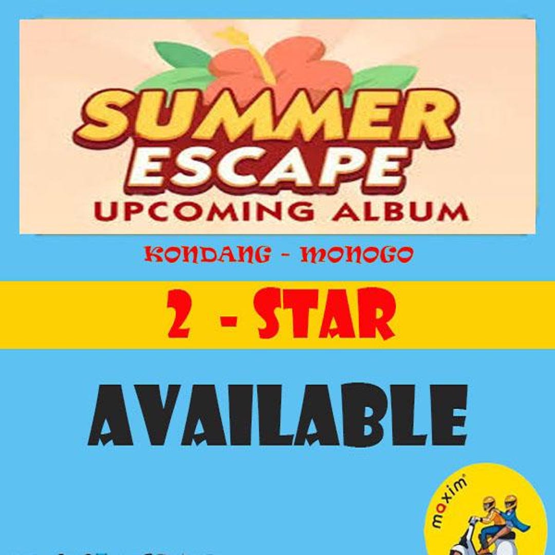 Monopoly_ Go_stickers 2 Star ( Fast Delivery ) Summer Escape Album - Etsy