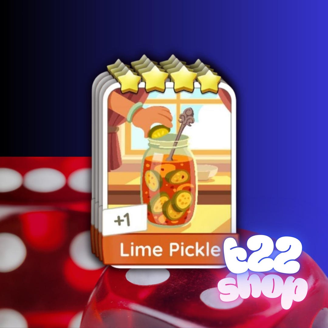 Lime Pickle - Monopoly Go Stickers 4 Star ( Fast Delivery ) Bon Appetit ...