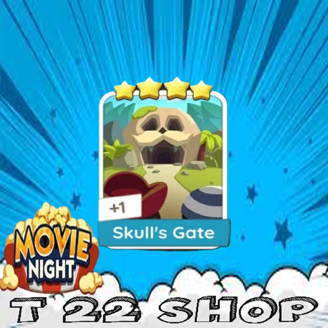 Skull's Gate - Monopoly_go_4 Star Sticker { Fast Delivery } - Etsy