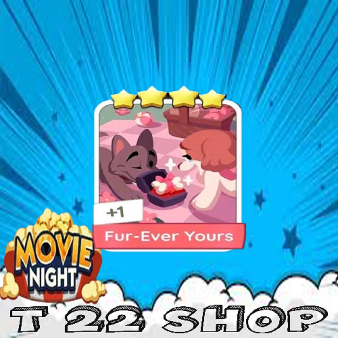 Fur-ever Yours - Monopoly_go_4 Star Sticker { Fast Delivery } - Etsy