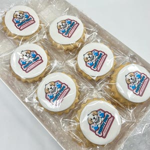Personalised Branded Corporate Business Logo Photo Image Biscuits ...