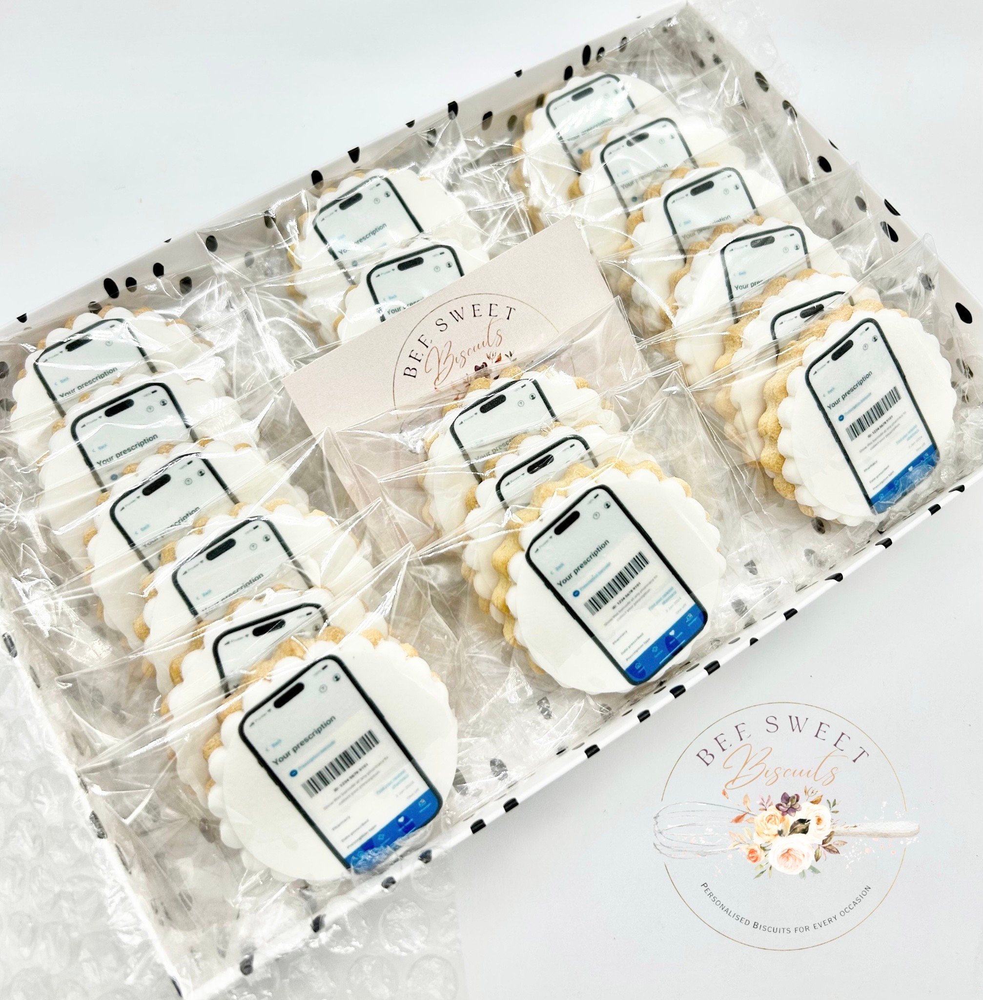 Personalised Branded Corporate Business Logo Photo Image Biscuits ...