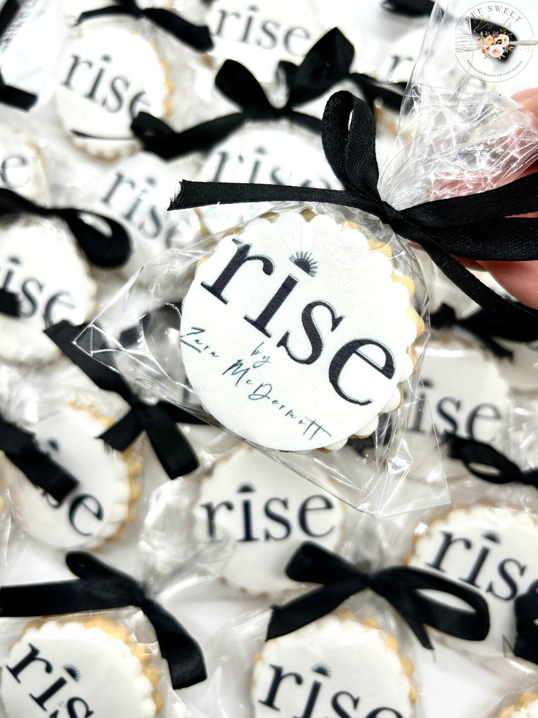 Business Logo Cookies PR Corporate Event and Meeting Gifts Personalised ...