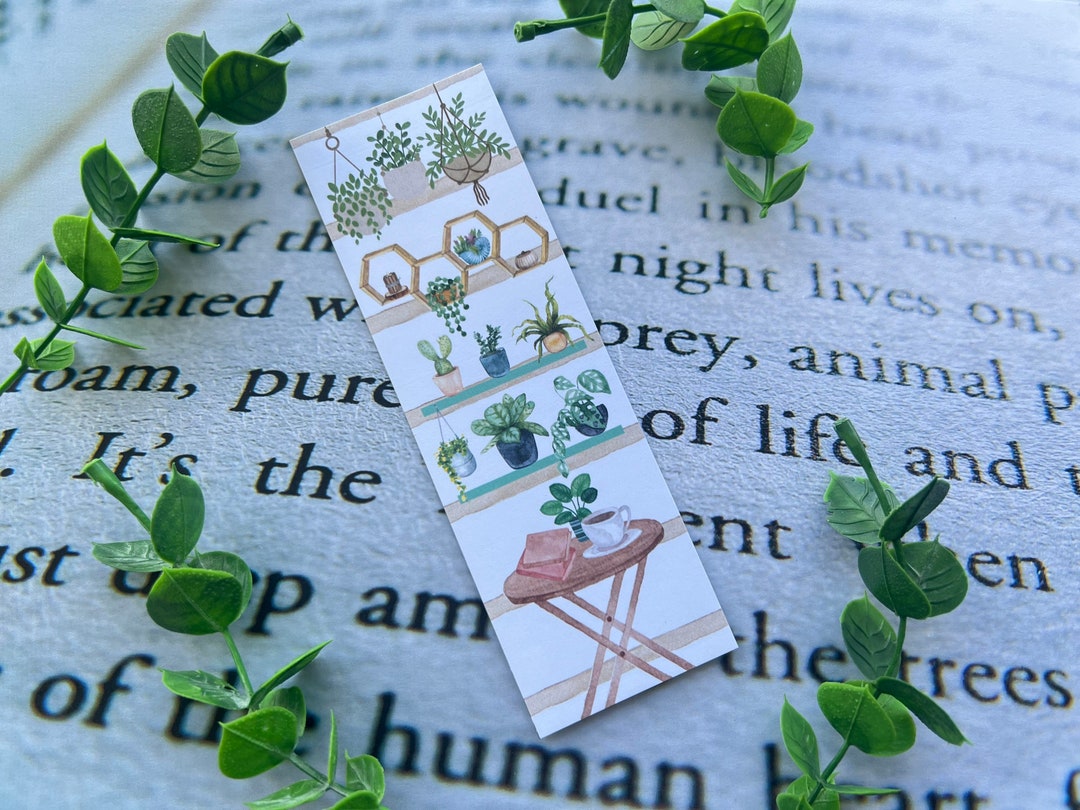 Plants Bookmark / Plants Lovers / Book Lovers / Bookish / Page Markers ...