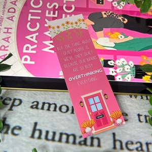 Practice Makes Perfect Quote Bookmark / Rom Com / Romance / Book Lovers ...