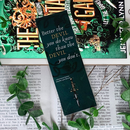 The Inheritance Games Bookmark Booktok Jennifer Lynn - Etsy