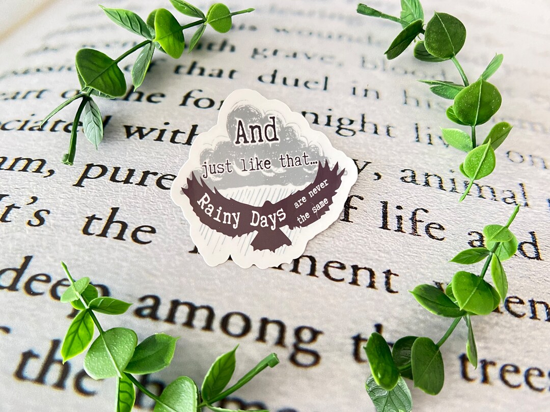 Rainy Days Sticker / Ravenhood / Romance Books / Book Boyfriends ...