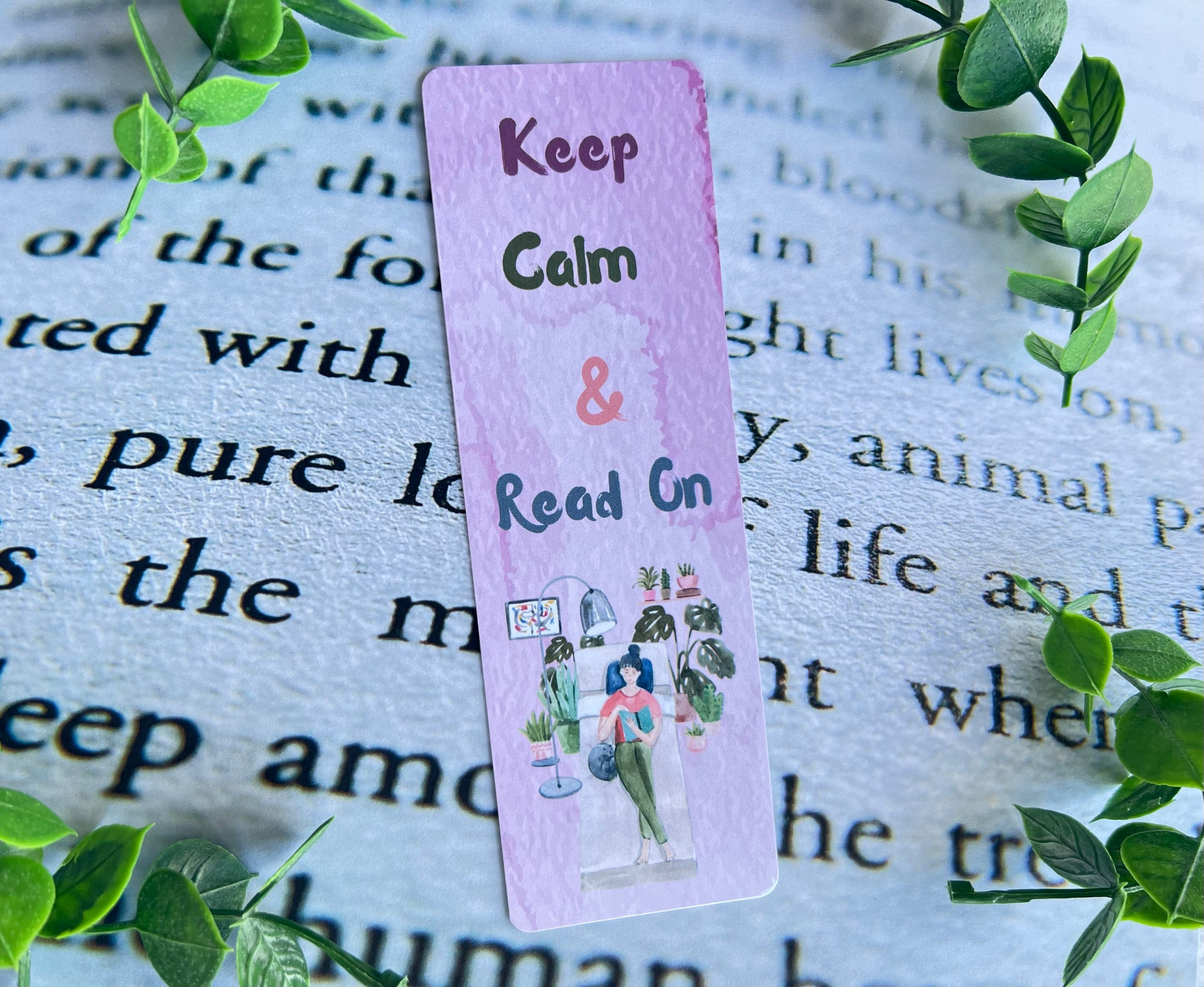 Keep Calm And Read Bookmark