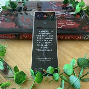 The Shadow Between Us Bookmark / Fantasy Book / Romance / - Etsy