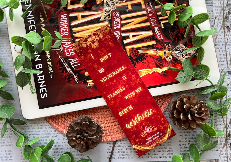 The Inheritance Games Series Bookmarks L the Hawthorne Legacy - Etsy