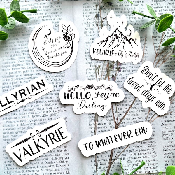 Acotar Stickers - Etsy