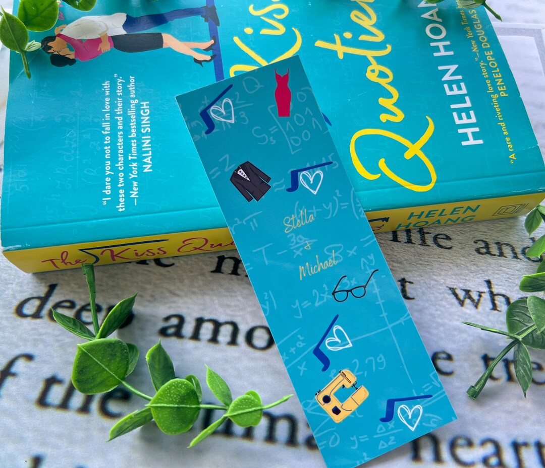 The Kiss Quotient Bookmark / Stella & Michael / Book Couples / Romance ...